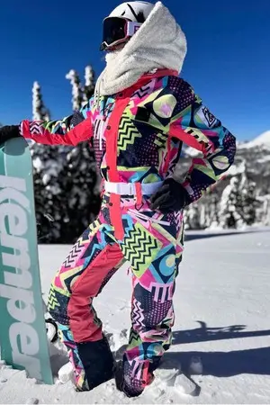 OOSC Printed Ski Suit