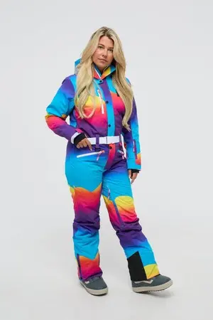 OOSC Mambo Sunset Ski Suit - Multi-colour