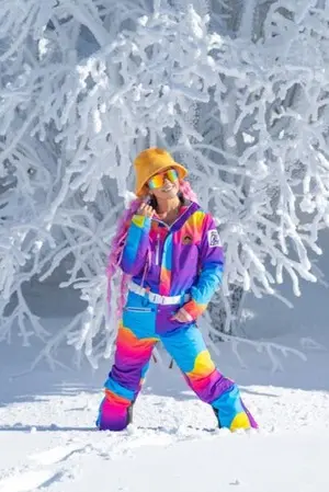 OOSC Mambo Sunset Ski Suit - Multi-colour
