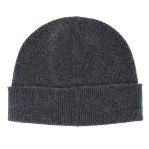 Trafalgar Camden Cashmere Micro Ribbed Beanie Grey