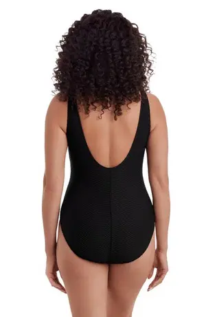 LONGITUDE Sweetheart Inset Tank Long Torso One-piece Swimsuit