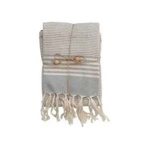STORIED HOME Cotton Tea Towels - Tan