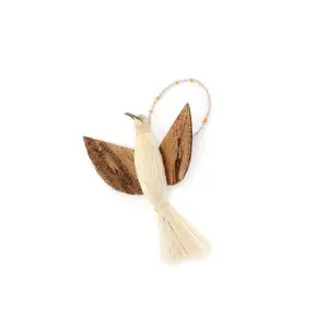 OTHERS TRADE FOR HOPE Sisal Dove Ornament - Natural