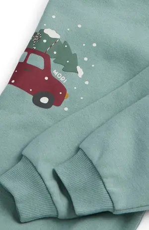 MORI Snowy Car Printed Sweatshirt