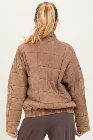PINKBLUSH Quilted Oversized Jacket