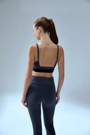 PCFG Active V-neck Top - Anthracite