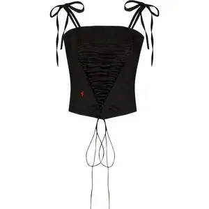PCFG Corset Top With Tie Detailing