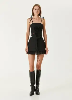 PCFG Corset Top With Tie Detailing