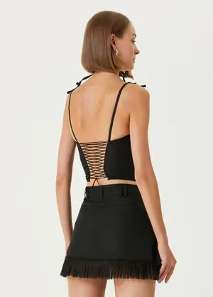 PCFG Corset Top With Tie Detailing