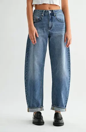 JEMINA DENIM High-rise Curve Jeans