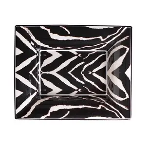 Roberto Cavalli Rectangular Tray - Zebra