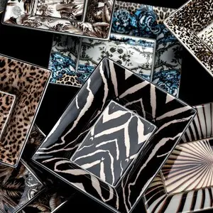 Roberto Cavalli Rectangular Tray - Zebra