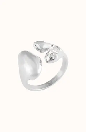 JOIANA JEWELRY Ralph Ring - White Silver/crystal