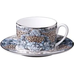 Roberto Cavalli Tea Cup & Saucer With Luxury Box Palazzo Pitti