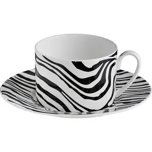 Roberto Cavalli Tea Cup & Saucer With Luxury Box - Zebrage