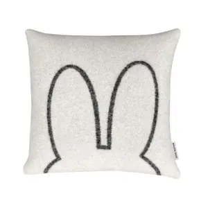 MAISON DEUX Miffy Cushion Cover - White