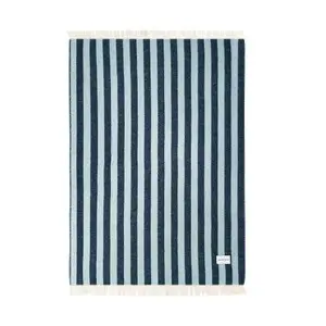 MAISON DEUX Candy Wrap Blanket - Navy