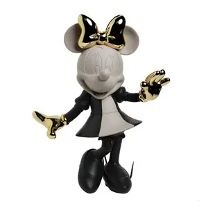 LEBLON DELIENNE Minne Mouse Figurine - Taupe/ Black/gold