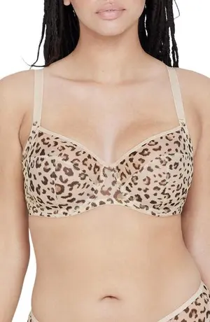 SKARLETT BLUE Spellbound Full Coverage Side Support Bra - Leo Leopard