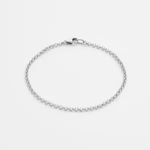 7879 Rolo Chain Bracelet - Platinum