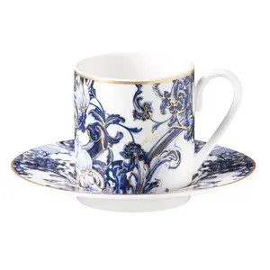 Roberto Cavalli Coffee Cup & Saucer With Luxury Box - Azulejos