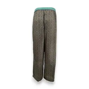 MONZLAPUR Paisley Motif Pant With Stripe - Mint