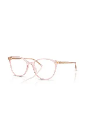 Dolce & Gabbana 54mm Butterfly Eyeglasses - Pink