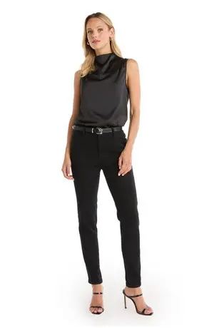 THE NOLI SHOP Mara Silky Top - Black