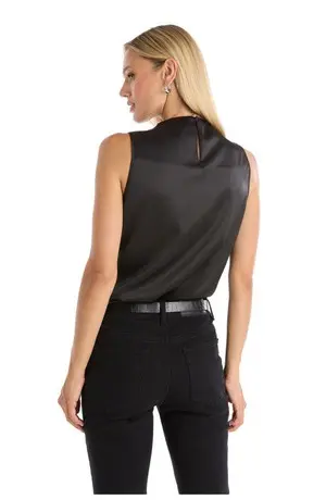 THE NOLI SHOP Mara Silky Top - Black