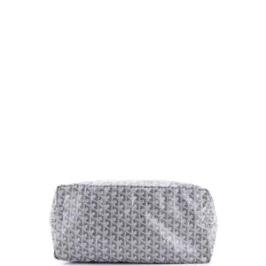 Goyard Saint Louis Gm Tote Printed Coated Canvas - Gray
