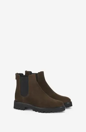 Agl Water-resistant Suede Chelsea Boots