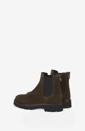 Agl Water-resistant Suede Chelsea Boots