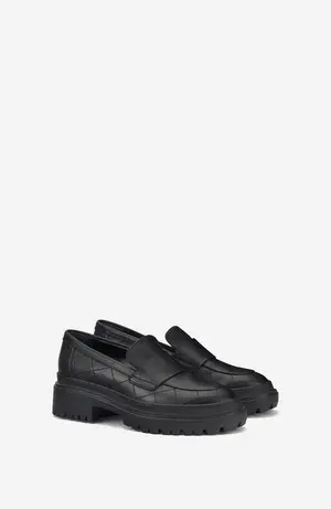 Agl Mary Soft Lambskin Leather Moccasin