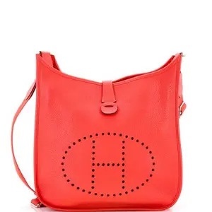 Hermès Evelyne Bag Gen Iii Clemence Pm - Red