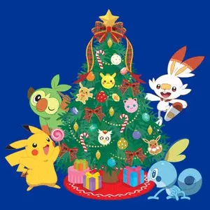 POKEMON Christmas Tree Graphic Sweatshirt