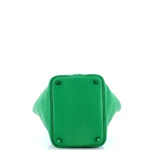 Hermès Picotin Lock Bag Clemence Pm - Green