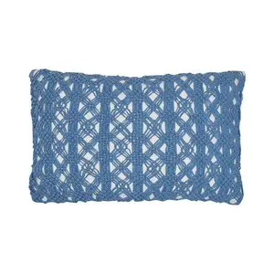 C&F HOME Clyde Handcrafted Accent Pillow Blue
