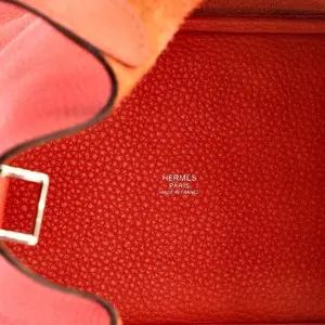 Hermès Picotin Lock Bag Clemence Pm - Red
