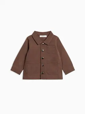 KENDI Denver Twill Chore Jacket - Chestnut