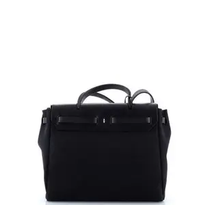 Hermès Herbag Toile And Leather Pm