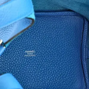 Hermès Picotin Lock Bag Clemence Pm - Blue