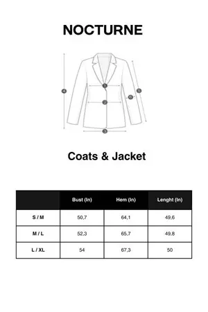 NOCTURNE Single-breasted Trench Coat