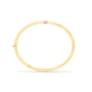 CAMPBELL + CHARLOTTE Crew Diamond Bangle Bracelet - Sapphire- Gold