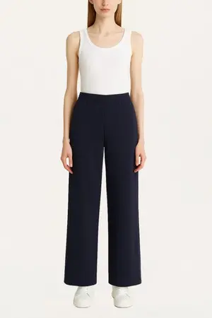 NOCTURNE Wide-leg Jersey Pants