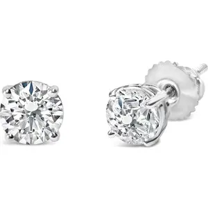 HAUS OF BRILLIANCE 14k Gold 1 1/2cttw Diamond Stud Earrings