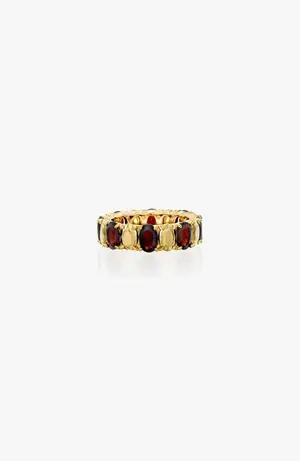 SEREIA OFFICIAL Thea Garnet Eternity Ring