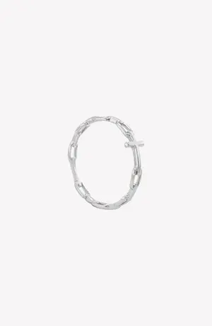 RIZEN JEWELRY Chain Breaker Cross Ring - Sterling Silver