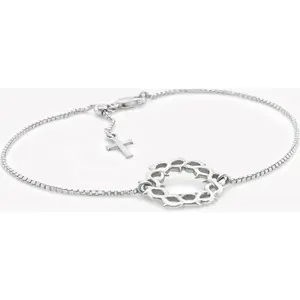 RIZEN JEWELRY Crown Of Thorns Slider Bracelet - Sterling Silver