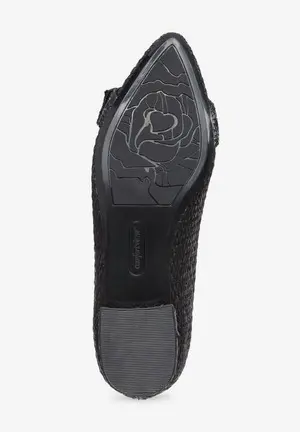 COMFORTVIEW The Genessa Slip On Flat - Black