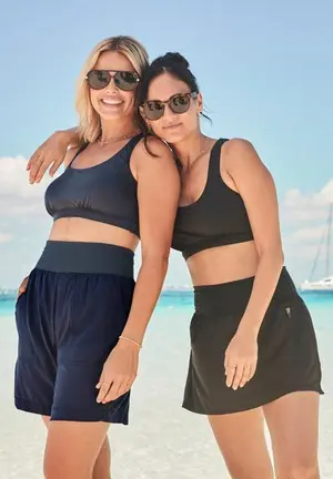 SWIM 365 Quick-dry Swim Skirt - Black